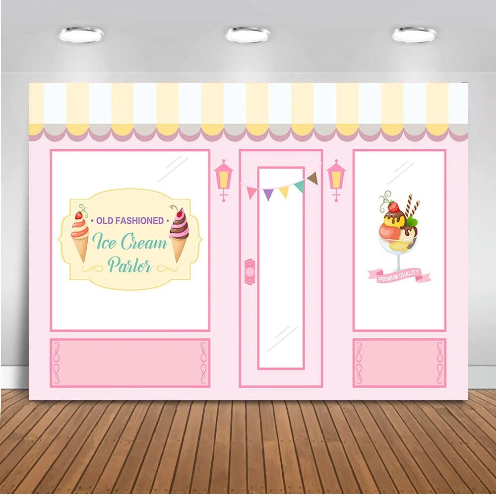 Ice cream Backdrop for Photography Candy Bar Photo Background Newborn ...