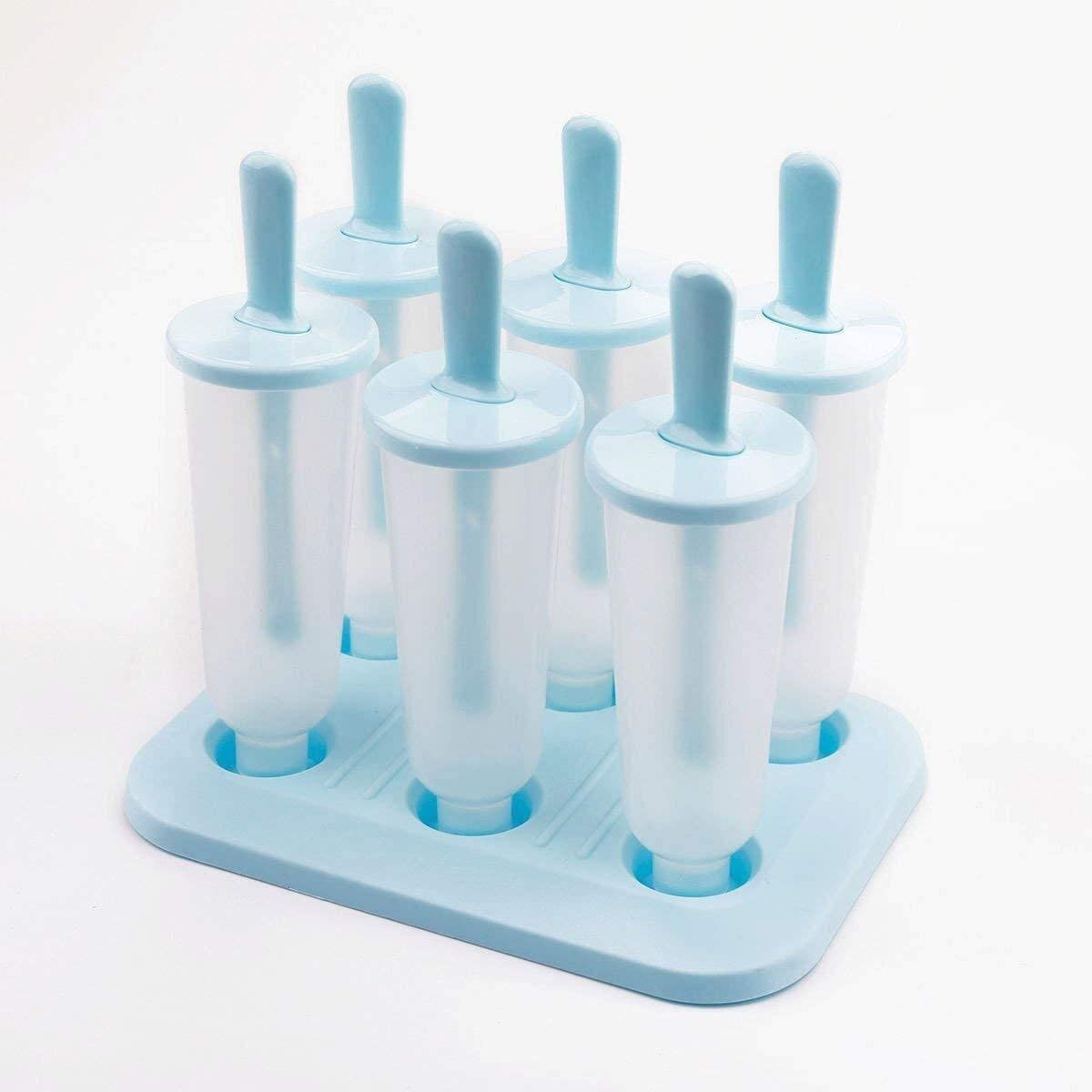 Ice Cream Molds, Ice Lolly Molds 6 Pieces Ice Lolly Molds And 3 Pieces ...