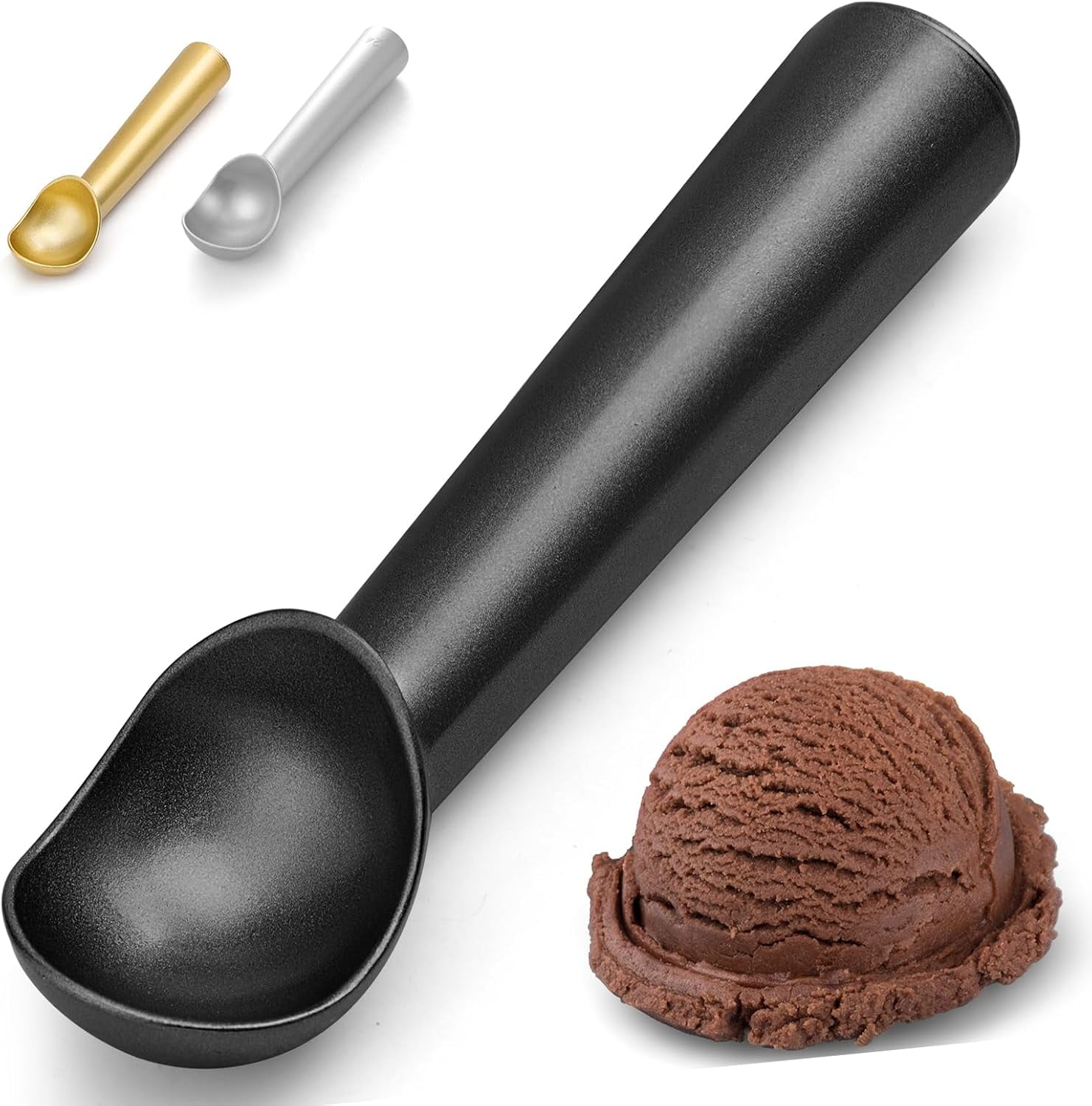 Inch Ice Cream Scoop - One-piece Non-stick Aluminum Ice Cream Scoop ...