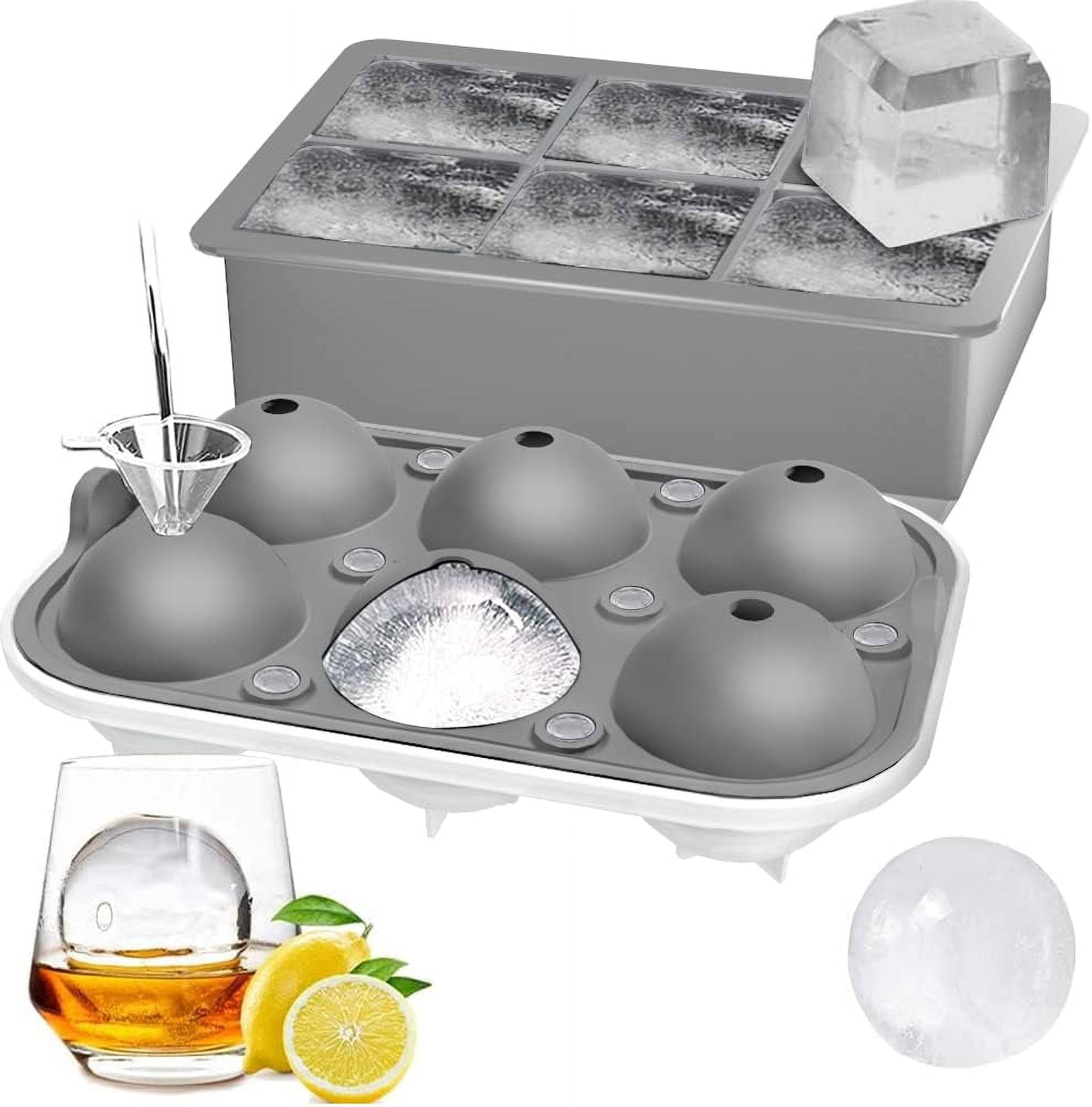 Ice cube trays, covered ball ice cube dispensers and large square ice ...