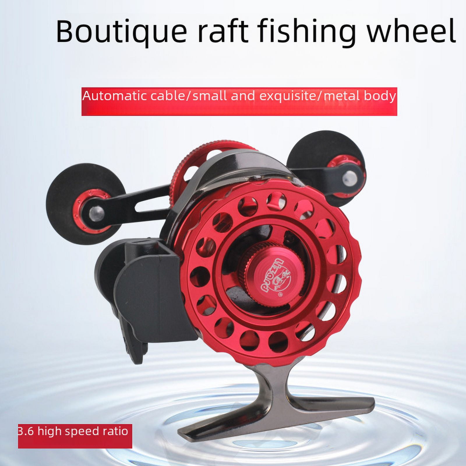 Ice fishing wheel front wheel small mini 50 micro lead raft fishing ...