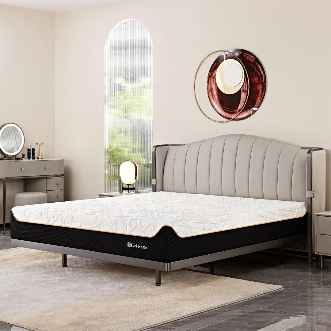 Ice silk cool Feel fabric Ventilated MDI Memory Foam 10" Mattress Full ...
