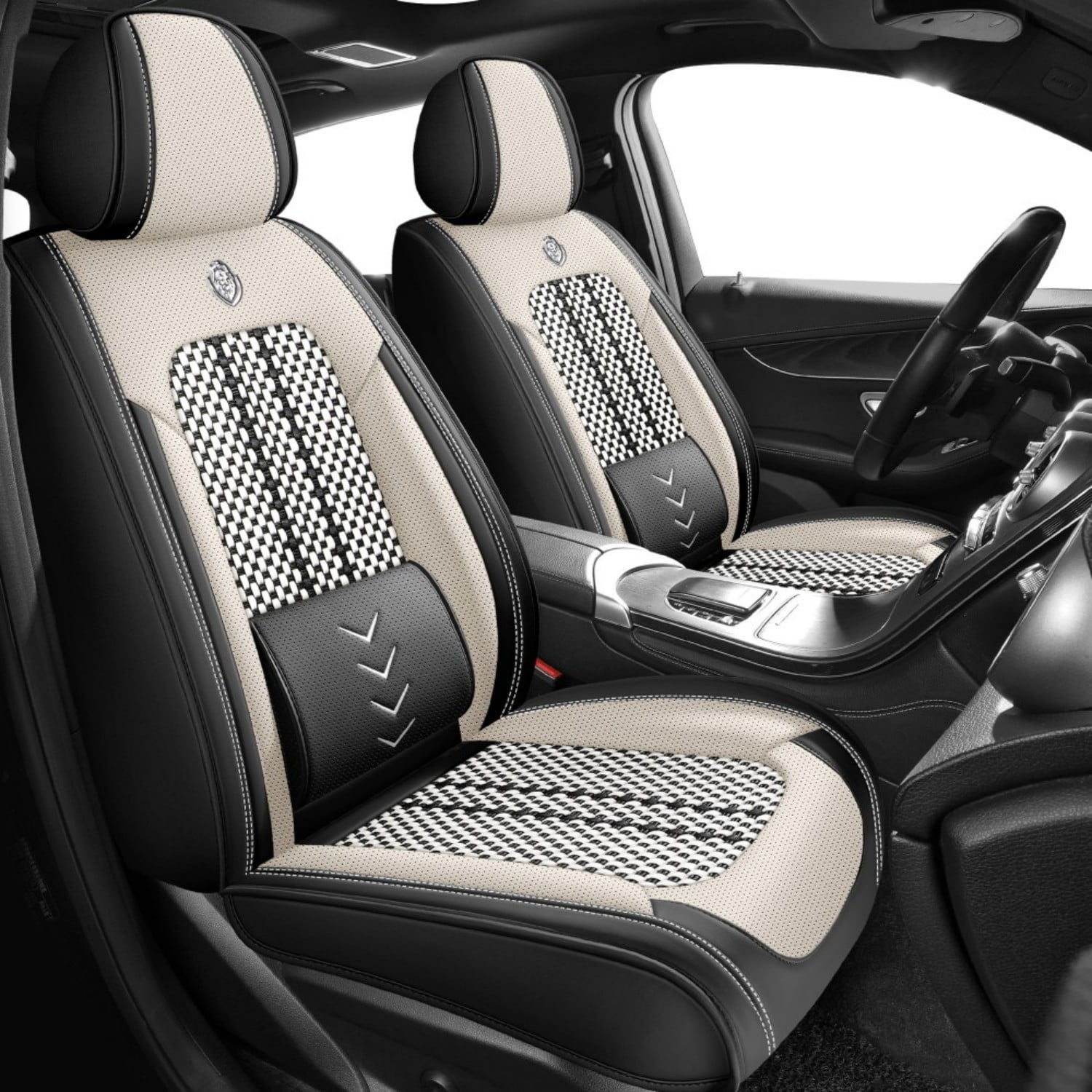 Ice silk mesh car seat covers, suitable for the Hyundai Elantra, upgraded lumbar support ...