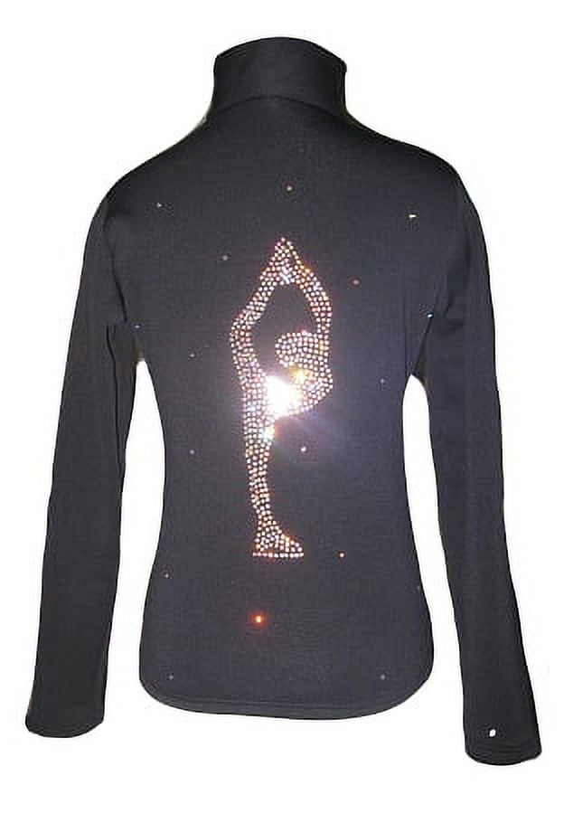 Ice skating jacket with "Biellmann" applique - Walmart.com