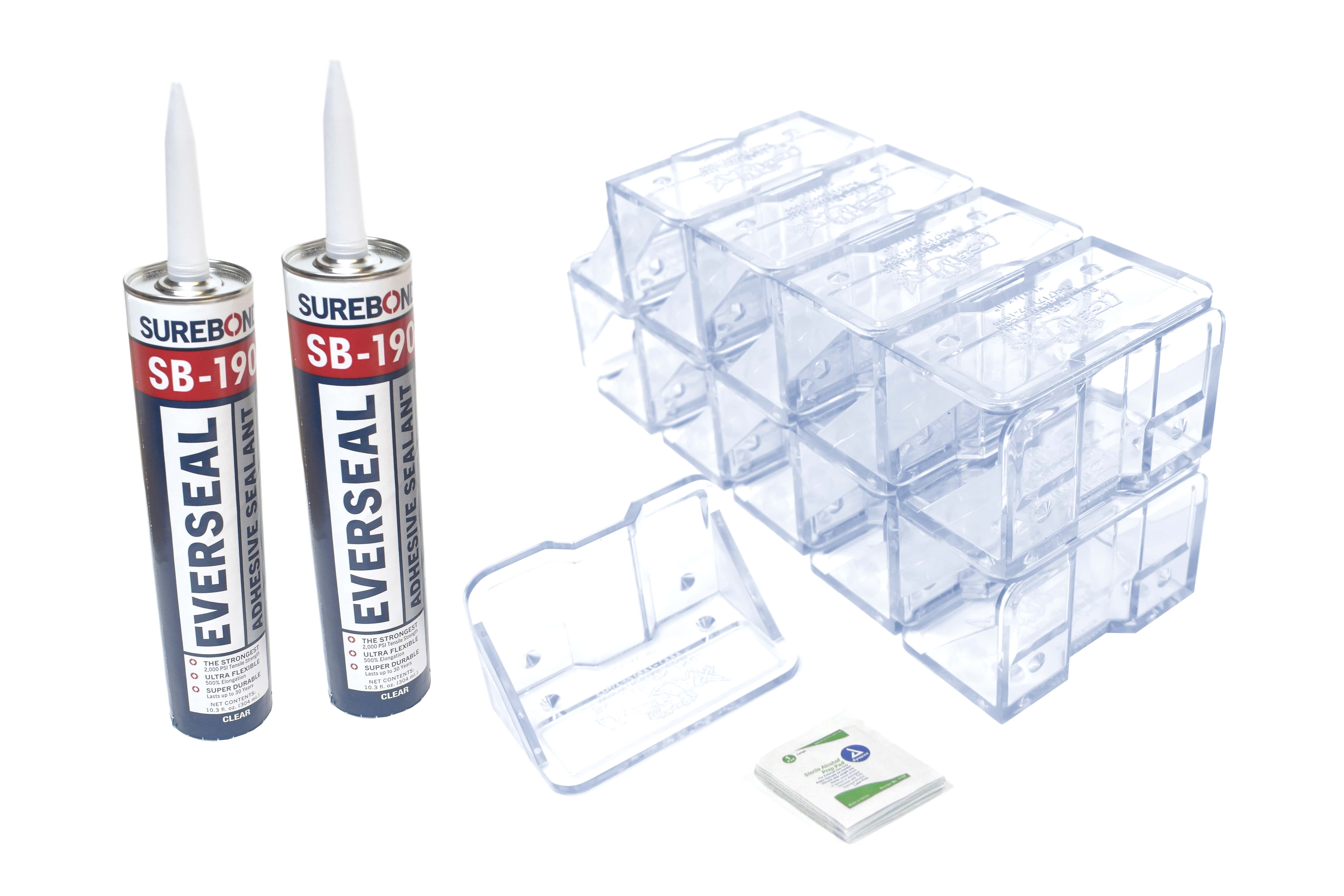IceJax II XL Large Snow & Ice Guards – 20 Pack Adhesive Mount for Metal ...