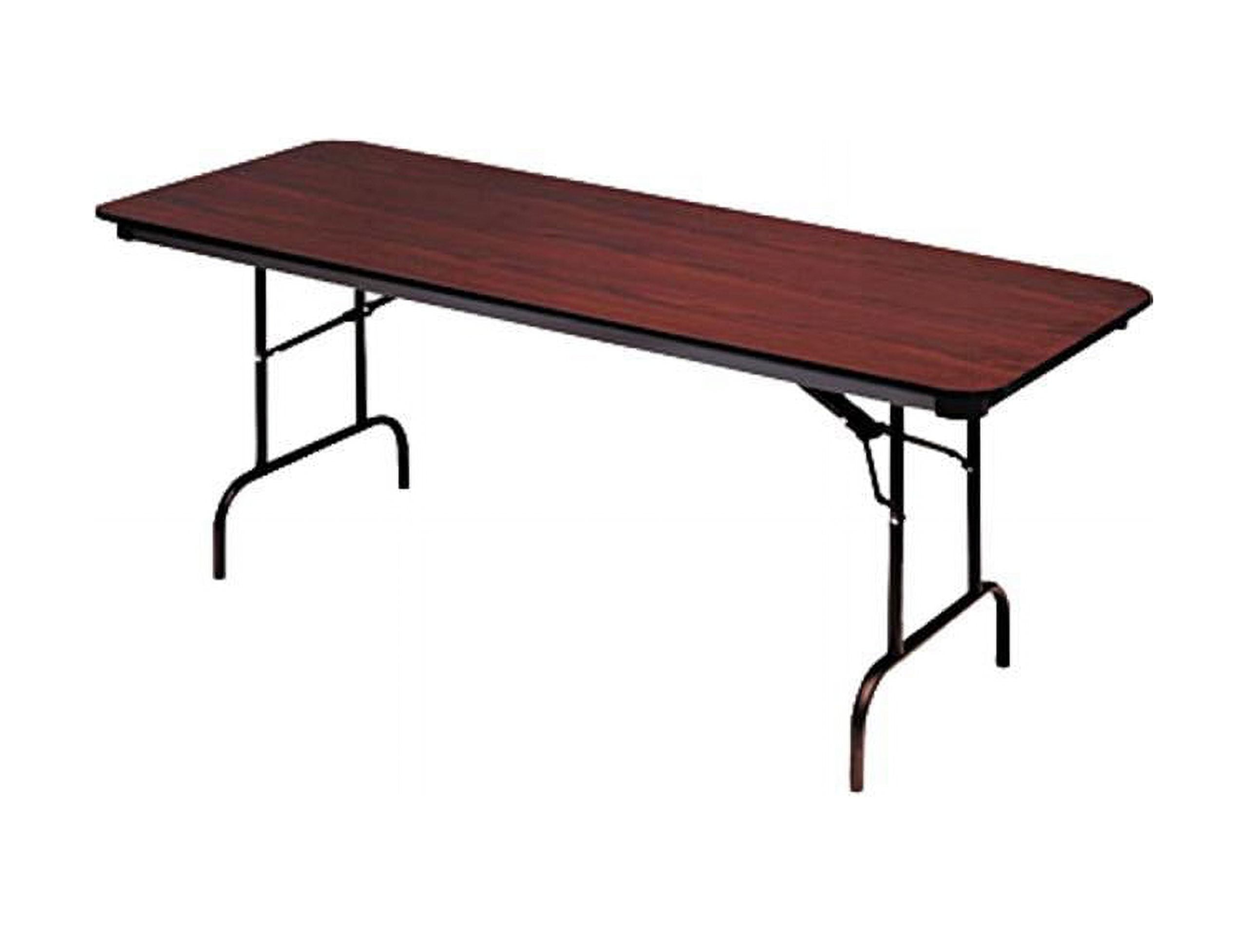 Iceberg Premium Wood Laminate Folding Table, Rectangular, 60w x 30d x ...