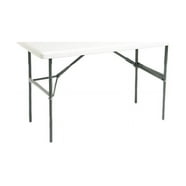 Iceberg OfficeWorks Wood Laminate Folding Table, Rectangular, 72 x 18 x 29, Mahogany - Walmart.com