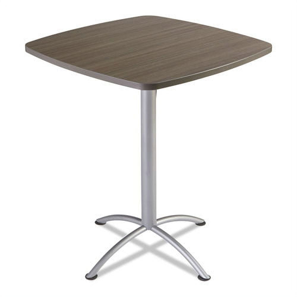 Iceberg 69757 36 in. x 36 in. x 42 in. iLand Bistro-Height Square Table ...