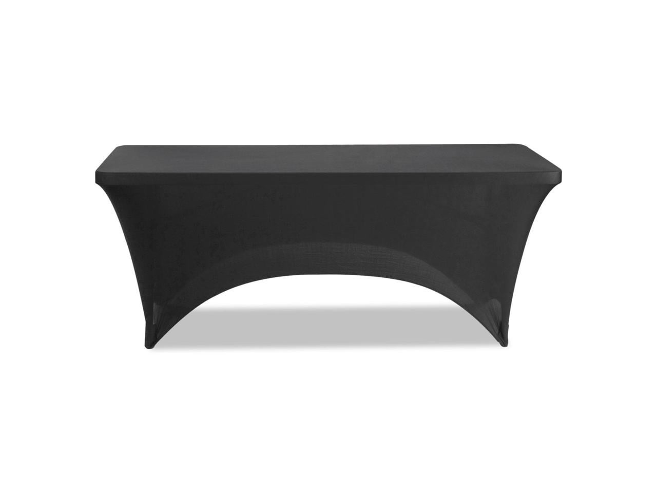 Iceberg, ICE16521, Stretch Fabric Table Cover, 1 Each, Black - Walmart.com