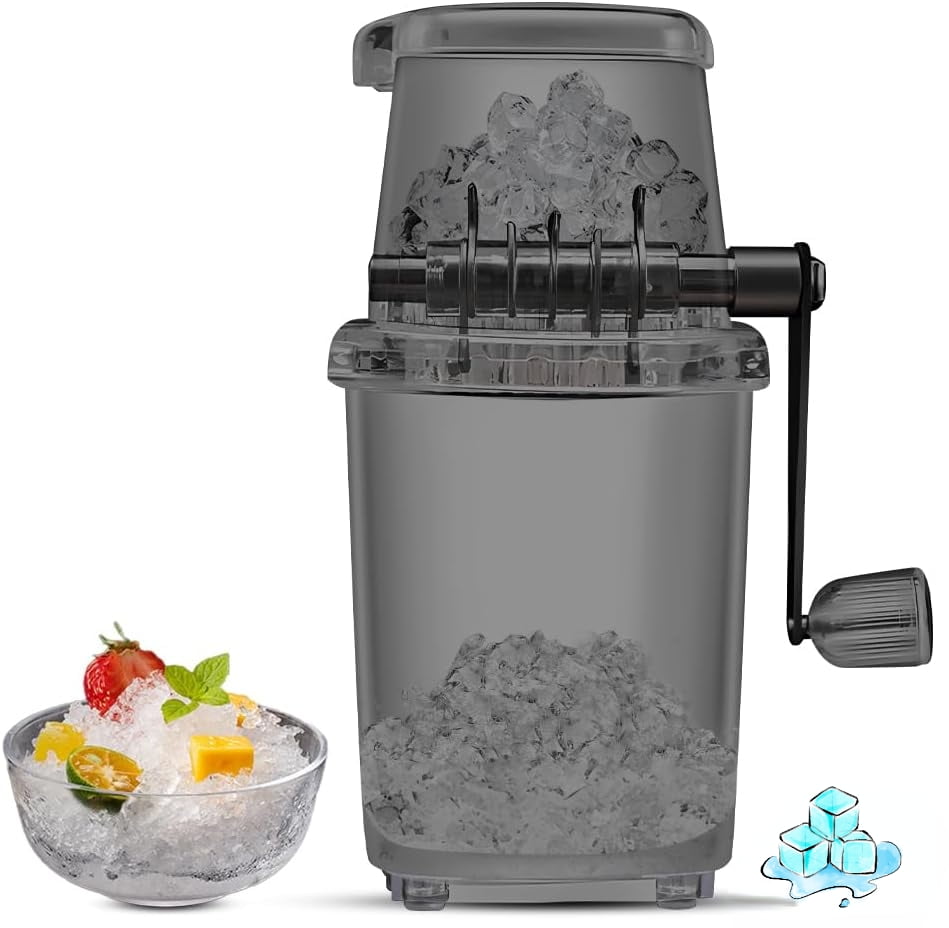 Iceberg Ice Crusher with Stainless Steel Blades and Suction Base Manual ...