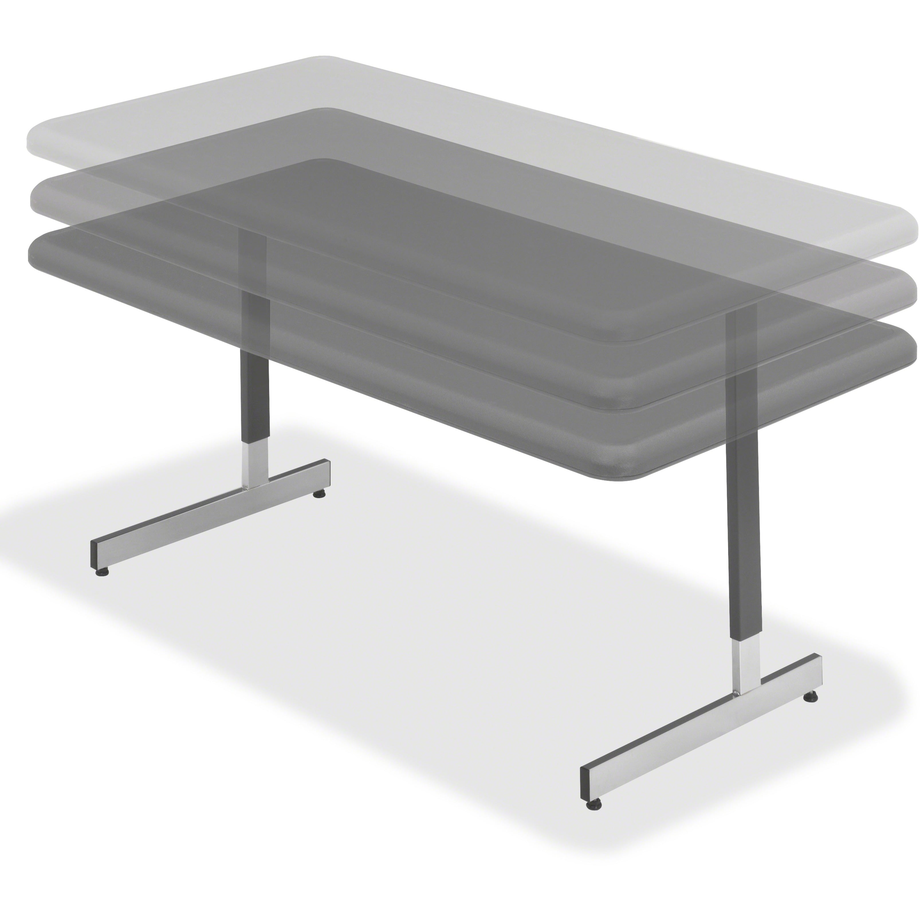 Iceberg IndestrucTable TOO Adj Height Utility Table - Walmart.com