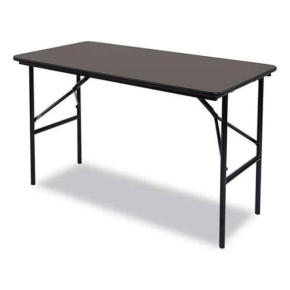 Iceberg OfficeWorks Banquet Office Foldable Top Wood-Laminate Table, 48 ...