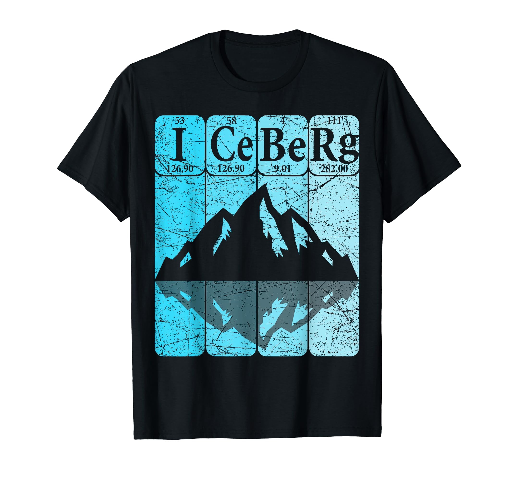 Iceberg Periodic Table Elements Iceberg Glacier T-Shirt - Walmart.com