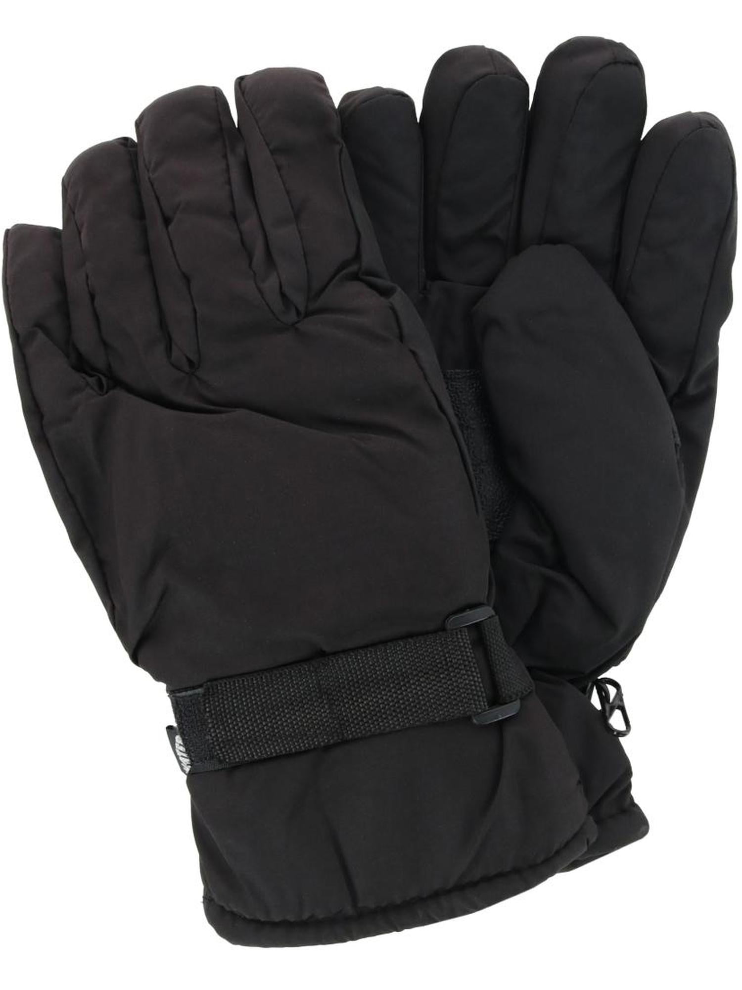Iceberg Polar Wear Thermal Lined Solid Color Winter Ski Glove (Men ...