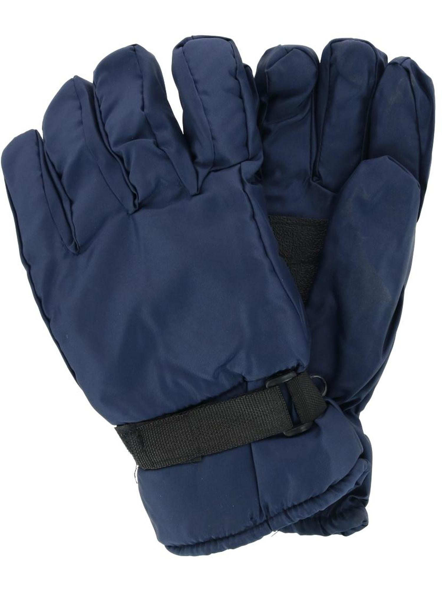 Iceberg Polar Wear Thermal Lined Solid Color Winter Ski Glove (Men ...