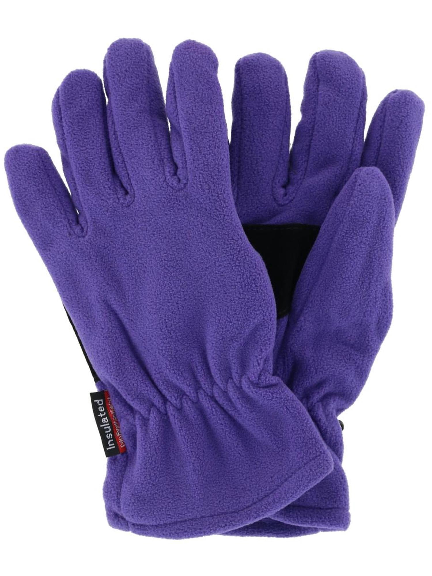 Iceberg Polar Wear Thermal Lined Solid Fleece Winter Glove (Women ...