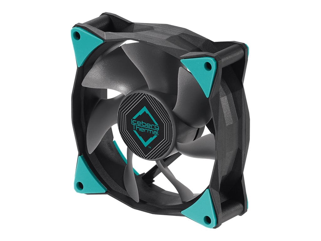 Iceberg Thermal IceGale Xtra - Case fan - 80 mm - black - Walmart.com