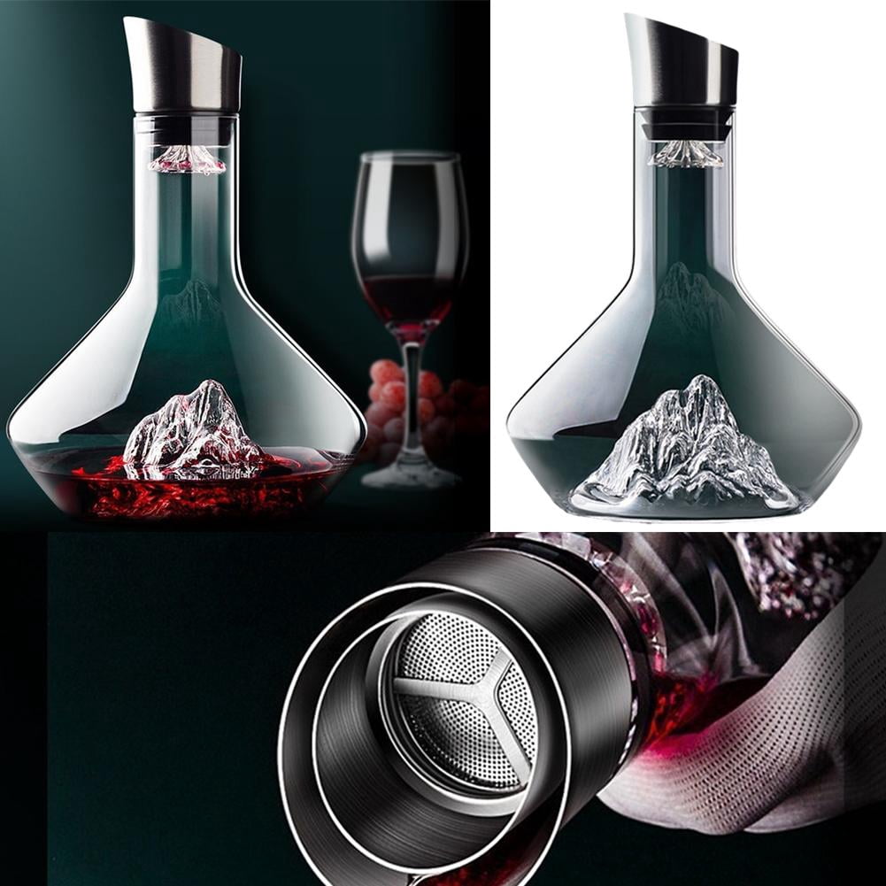 Iceberg Waterfall Decanter Thickened Iceberg Decanter Home Light Luxury ...