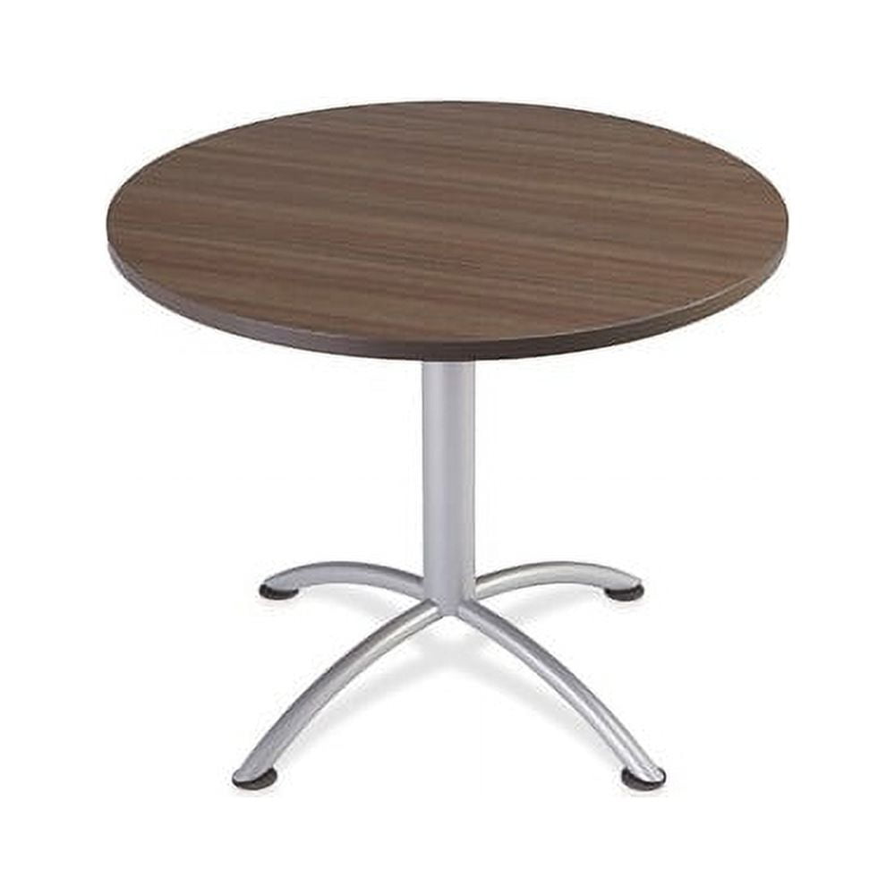 Iceberg iLand Round Hospitality Table Round Top - Powder Coated Silver ...