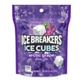 Ice Breakers Ice Cubes Arctic Grape Sugar Free Chewing Gum, Pouch 8.11 ...
