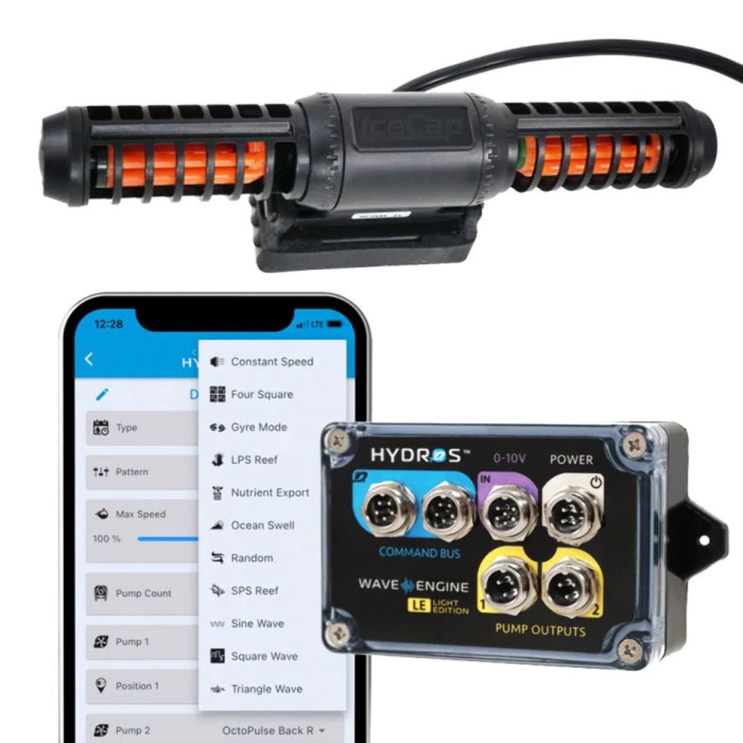 Icecap Gyre Flow Pump with WaveEngine LE Controller - Walmart.com