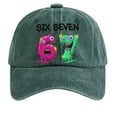Icecream Baseball Hat Ice Cream Drip Funny 4489 Teen Six Seven Cap ...