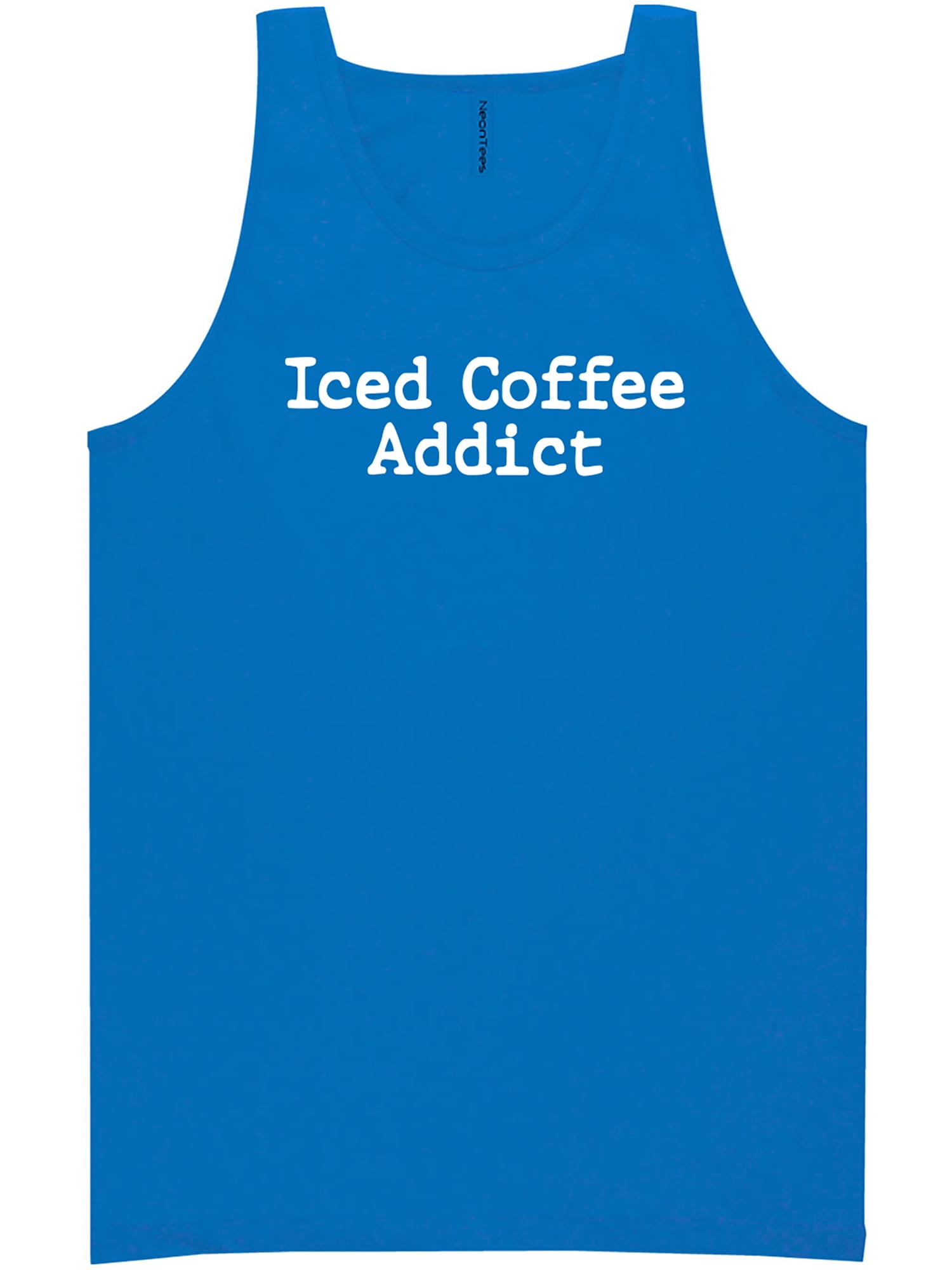Iced Coffee Addict Neon Tank Top - Walmart.com