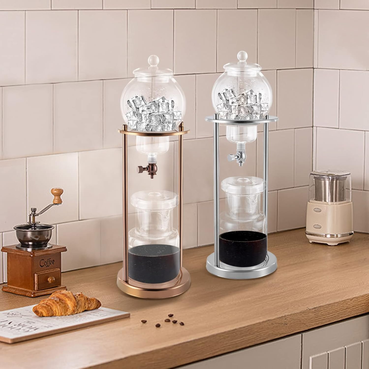 Iced Coffee Cold Brew Drip Tower Coffee Maker Ice Coffee Machine Cold ...