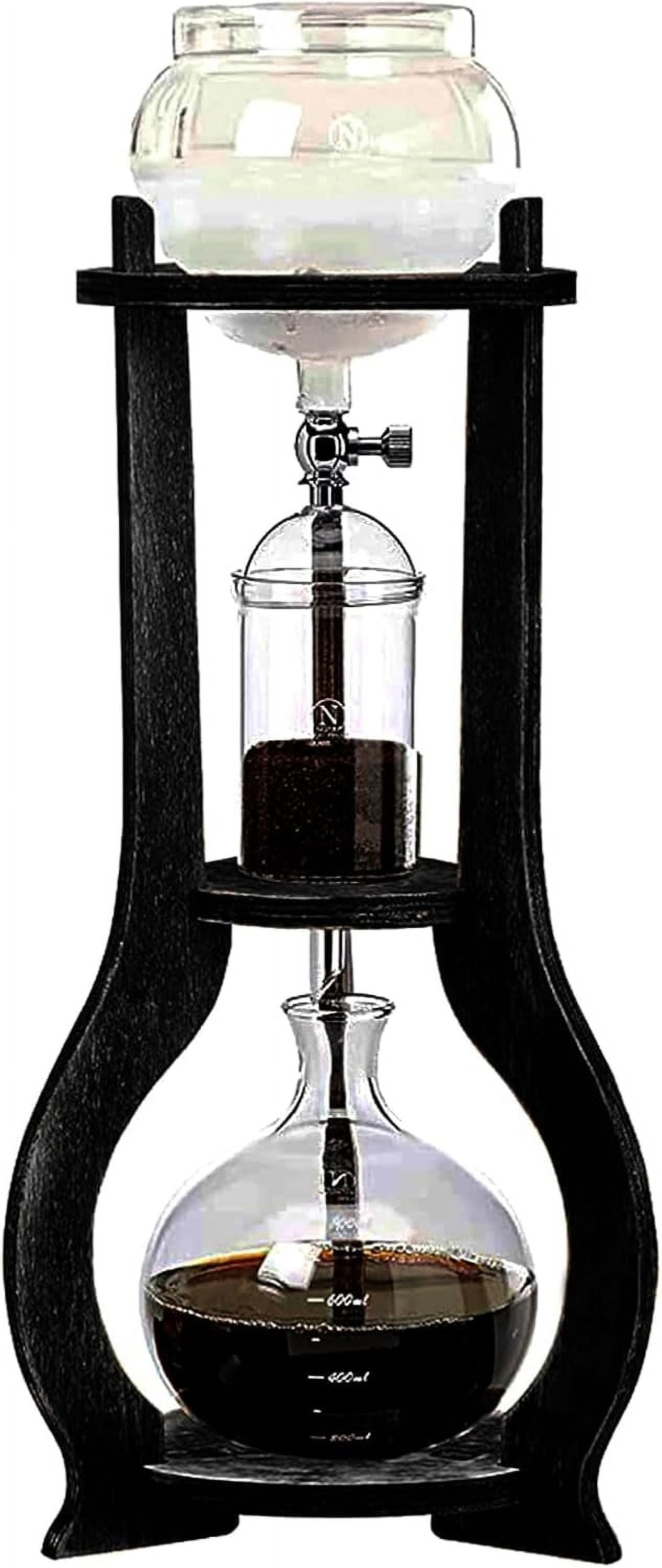 Iced Coffee Cold Brew Drip Tower Coffee Maker Wooden, 6-8 cup for ...