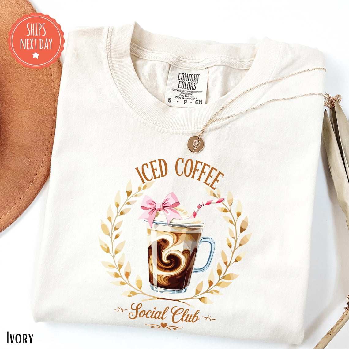 Iced Coffee Shirt - Coffee Lover Shirt - Iced Coffee Social Club Shirt ...