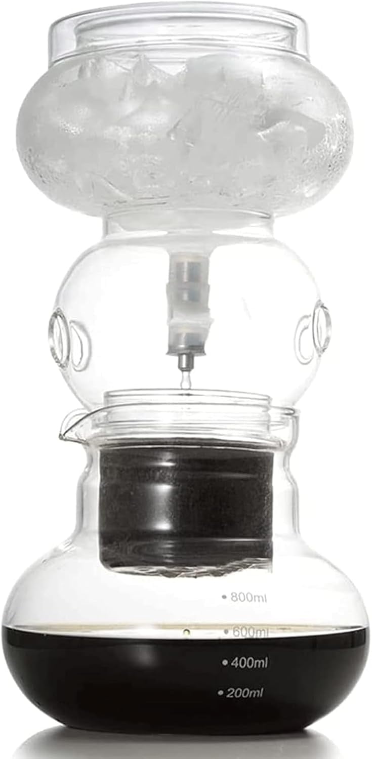 Iced Dripper Coffee Maker, Smooth Slow Cold Drip Coffee Brewer, with ...