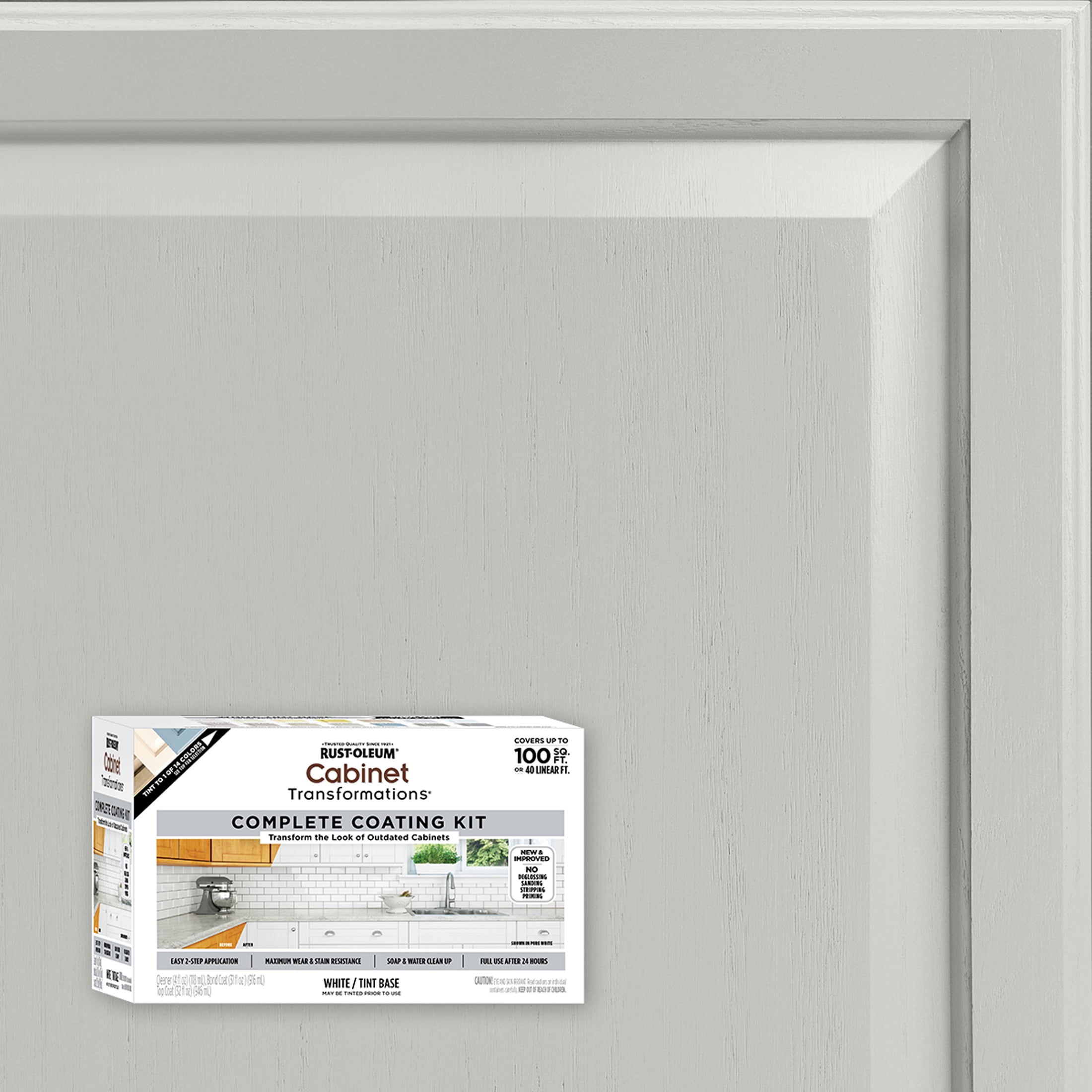 Iced Gray, Rust-Oleum Cabinet Transformations Satin Coating Kit ...