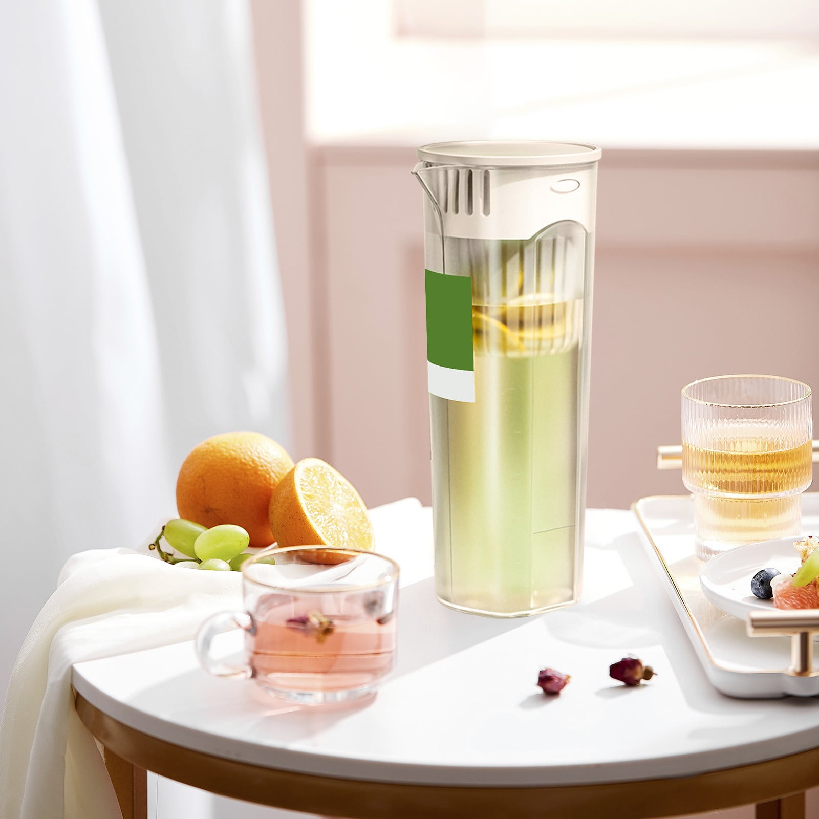 Iced Tea Maker - Airtight & Durable Iced Tea Maker Jug with Carry ...