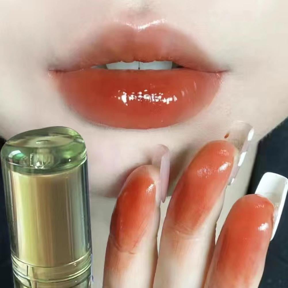 Iced Tea Mirror Lip Glaze Water Luminous Glass Jelly Lipstick Liquid GX ...