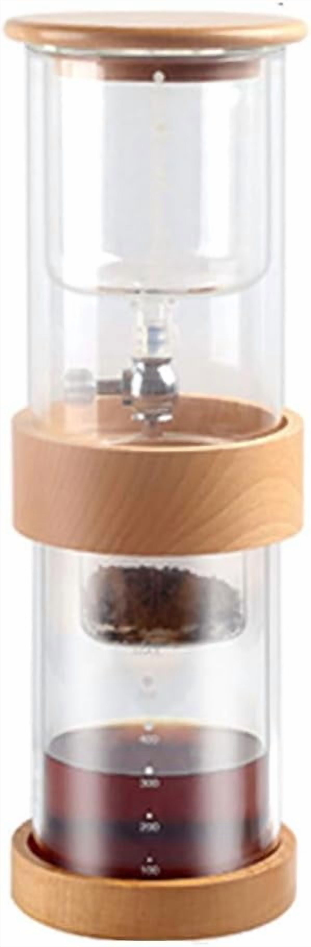 Iced drip coffee maker with Adjustable valve for Home Office, 16.9oz ...