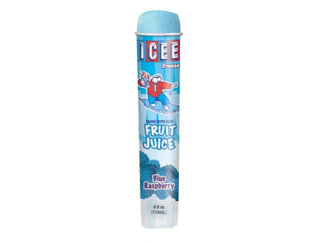 Icee Blue Raspberry Squeeze Up Tubes, 4 Ounce - 24 per case. - Walmart.com