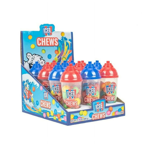 Icee Chews Gummy Candy Cup 12 Count - Walmart.com