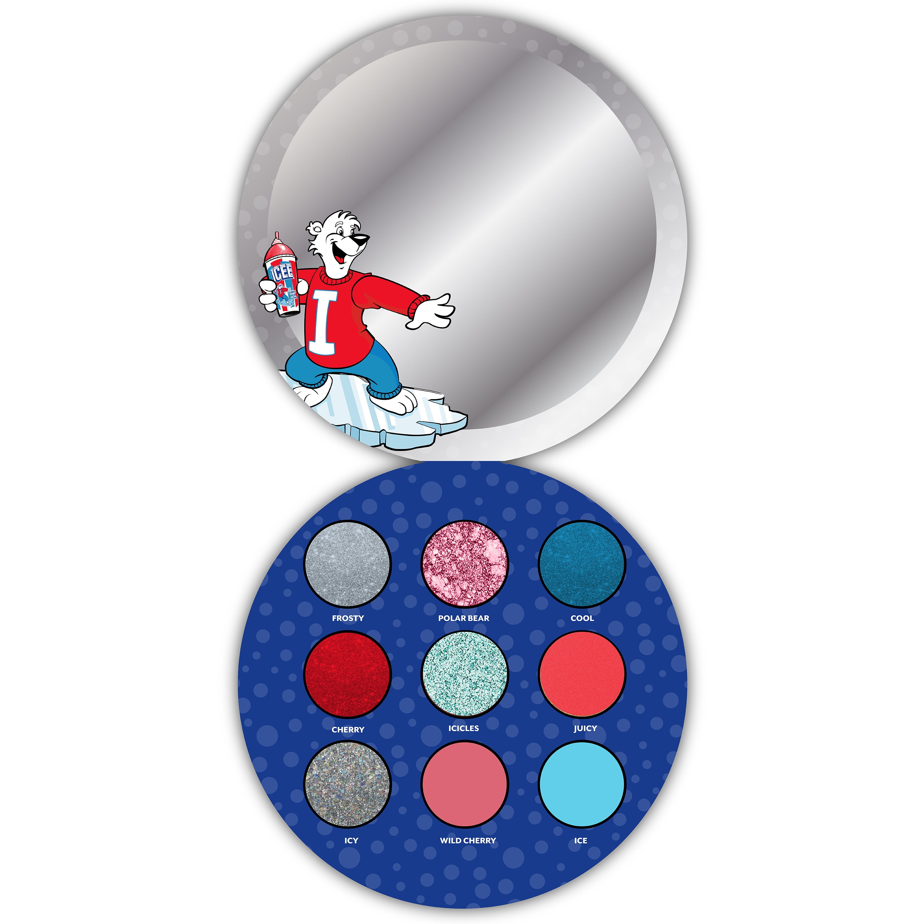 Icee Eyeshadow Pallette With Mirror, 9 colors, 6g - Walmart.com