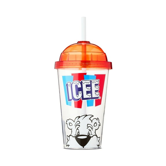 Icee Plastic Tumbler with Straw, 22 oz - Walmart.com