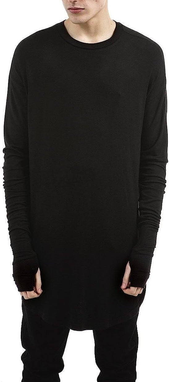 Iceglad Men's Basic Tee Thumb Hole Cuffs Long Sleeve T-Shirt - Walmart.com
