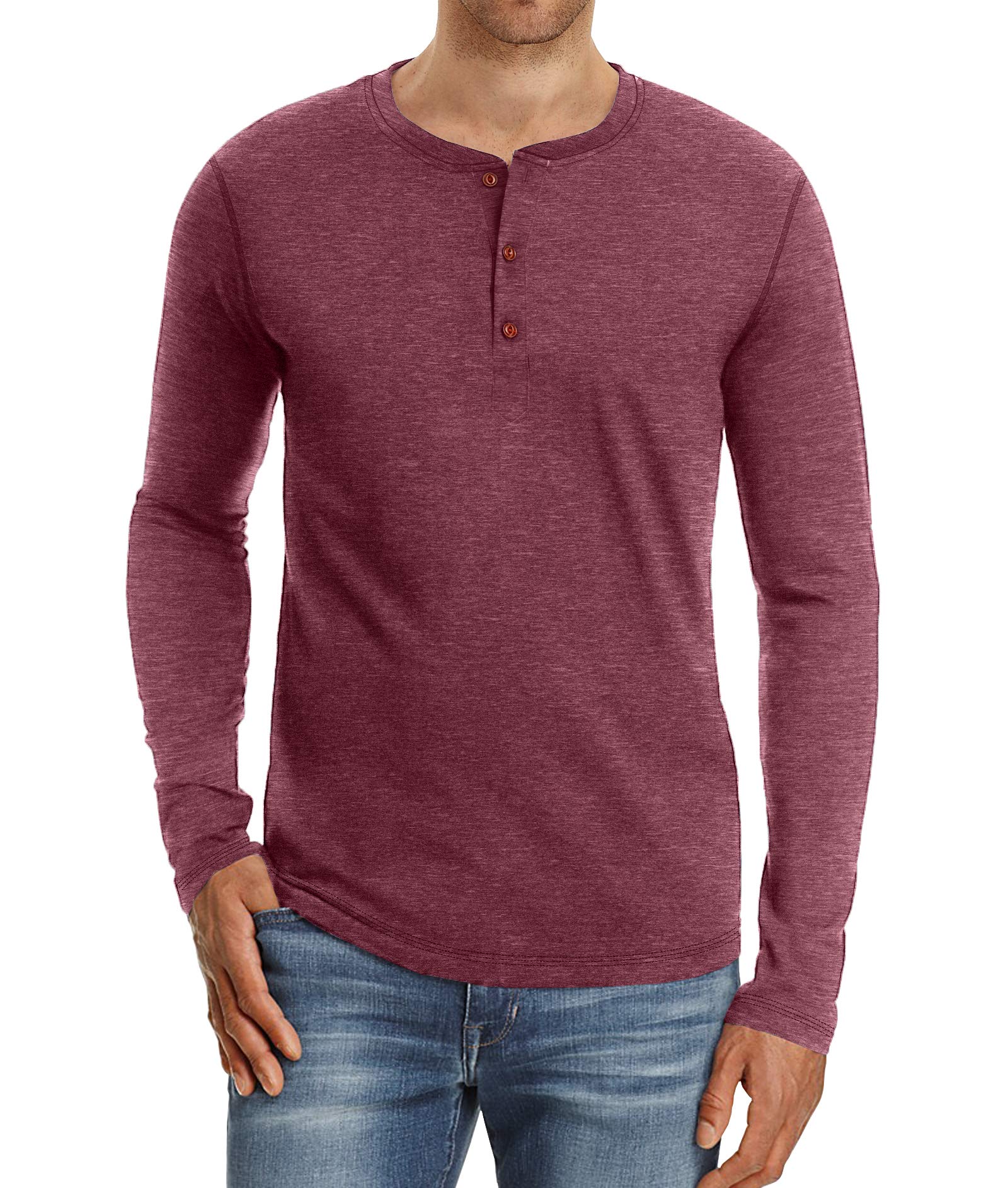 Big Men's FreshIQ X-Temp Colorblock Long-Sleeve Raglan Henley Tee ...