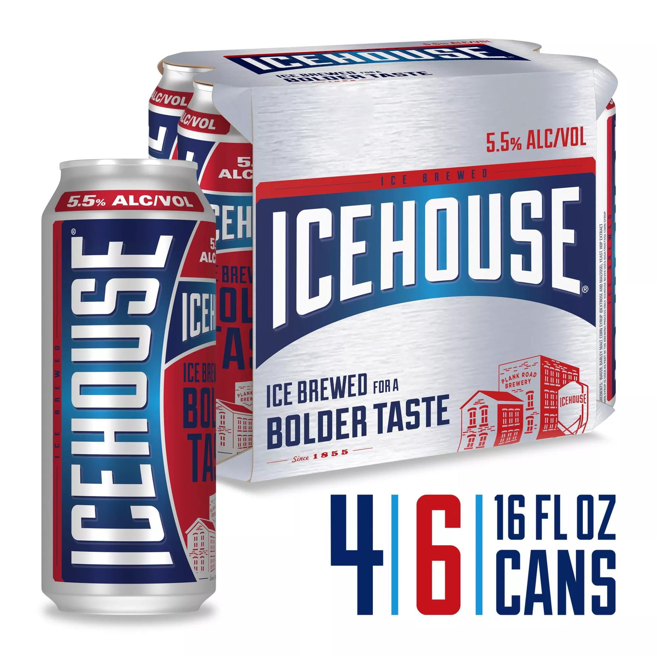Icehouse Beer, 24 fl oz Aluminum Can, 5.5% ABV - Walmart.com