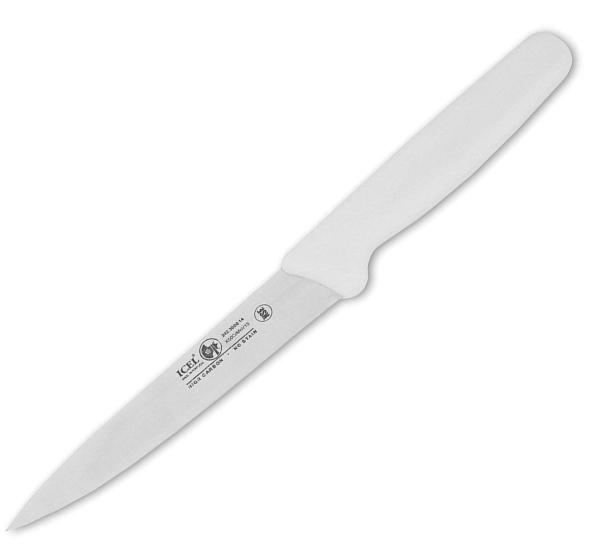 Icel Cutlery 5 1/2-inch Stiff Wide Blade Boning Knife, Extra Wide ...