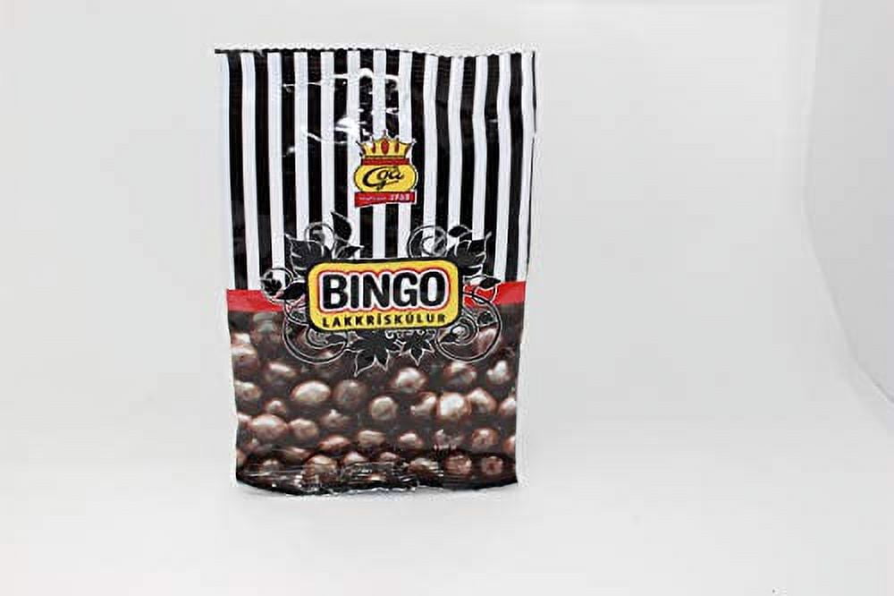 Iceland Bingo Lakkris Kulur, Licorice Toffee with chocolate Bag of 150g ...