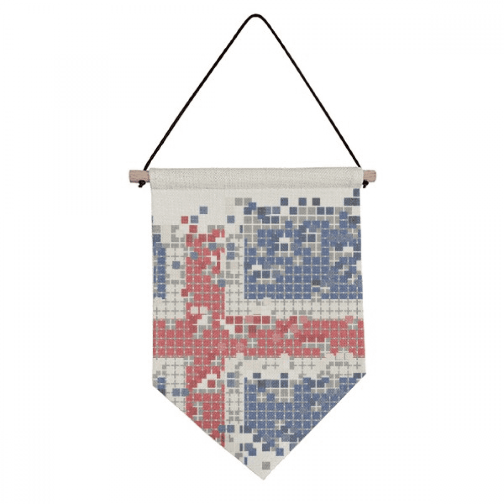 Iceland Flag Pattern Canvas Flag Hanging Wall Art Decor Banner ...