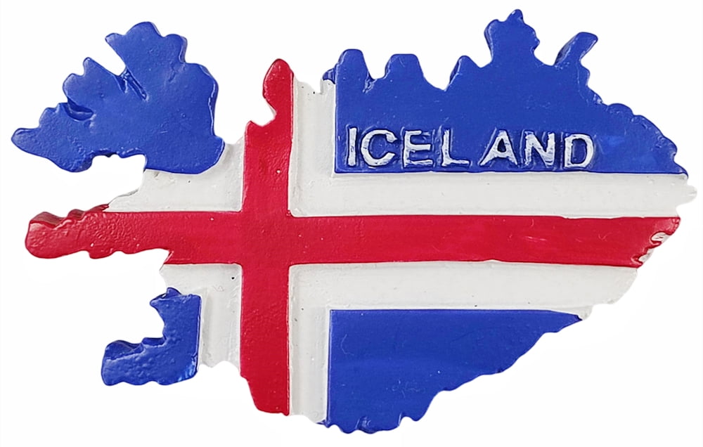 Iceland Map 3D Fridge Magnet Souvenir Gift,Resin Handmade Iceland ...