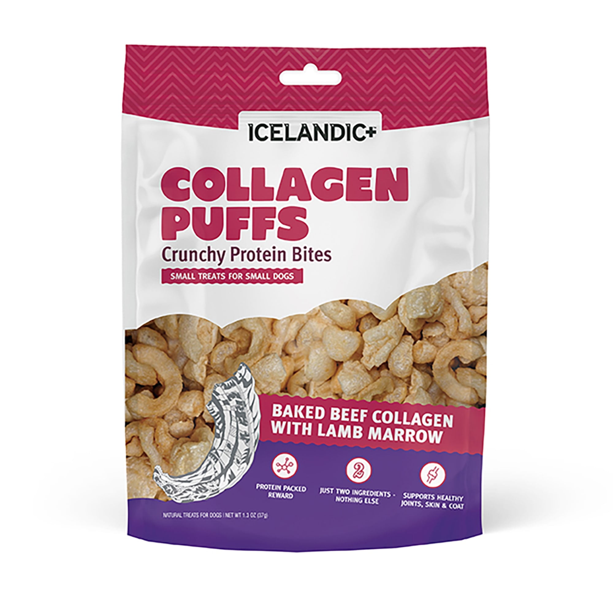 Icelandic+ Collagen Puffs: Baked Beef Collagen With Lamb Marrow 1.3oz ...