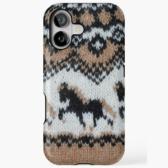 Icelandic Sweater Pattern Graphic Phone Case 17 16 15 14 13 12 11 Pro ...