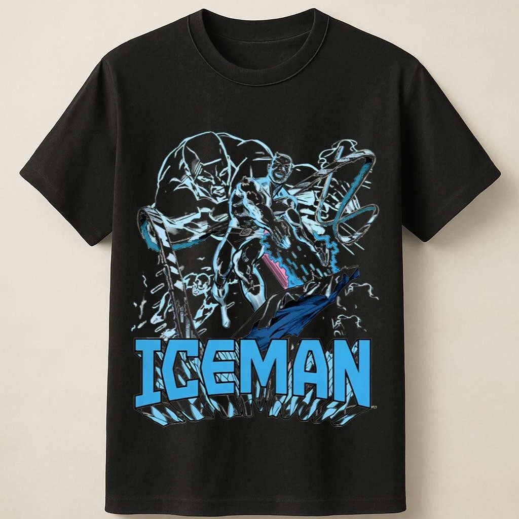 Iceman X-Men Cool Ice Power T-Shirt | eBay - Walmart.com