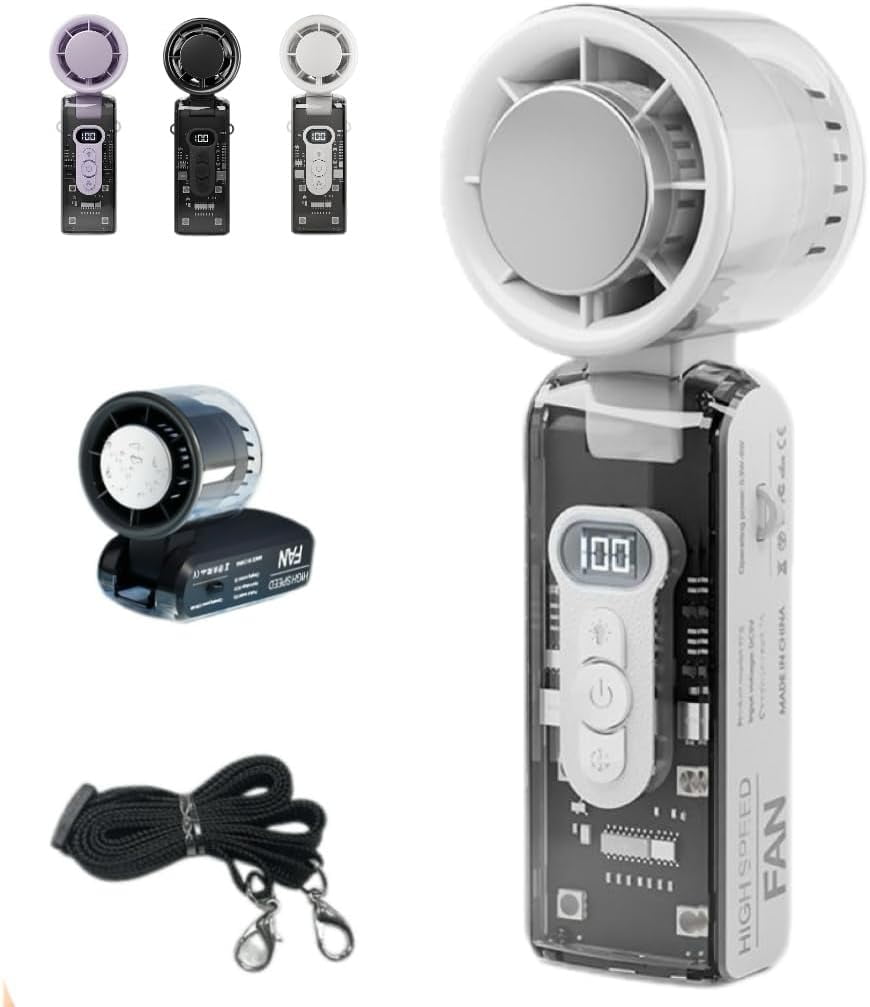 Icerush Turbo – Handheld Fan with Instant Cooling Plate, New Handheld ...